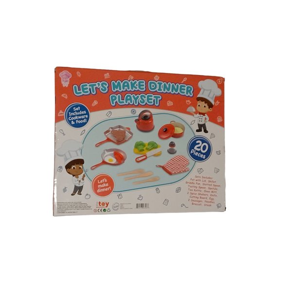Gourmet | Toys | Gourmet Play Lets Make Dinner 2 Piece Play Set ...